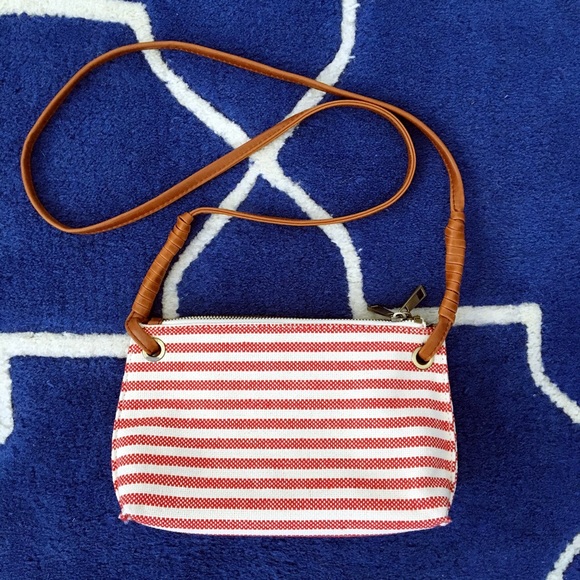 Sole Society | Bags | Nwot Sole Society Jax Red Stripe Crossbody Purse ...